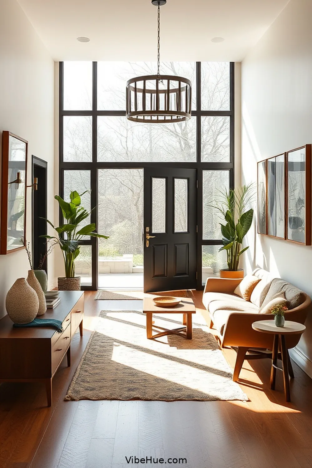 15 Essential Elements for Year-Round Mid-Century Modern Style Entryway ...
