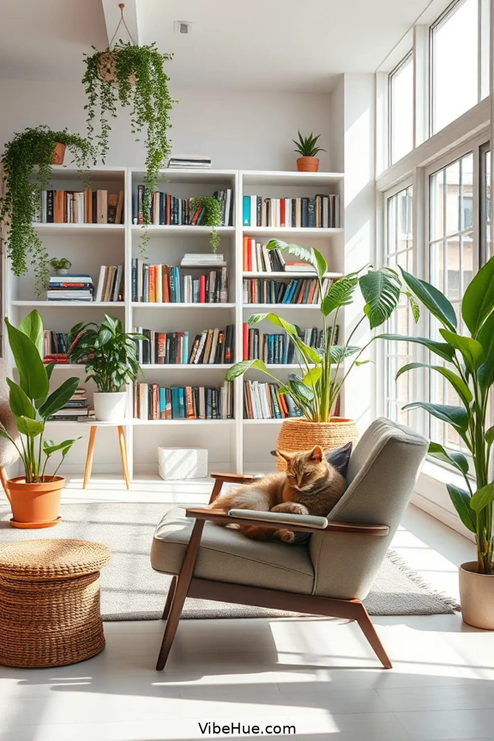 16 Ways to Create a Contemporary Spring Library Style - Vibe Hue