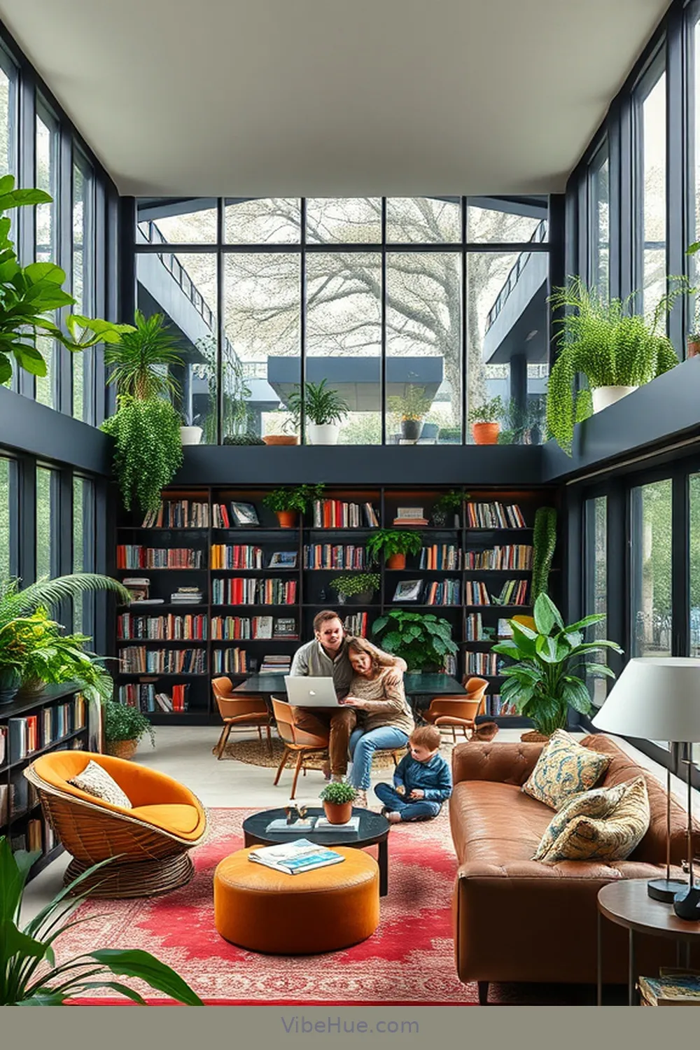 16 Ways to Create a Contemporary Spring Library Style - Vibe Hue
