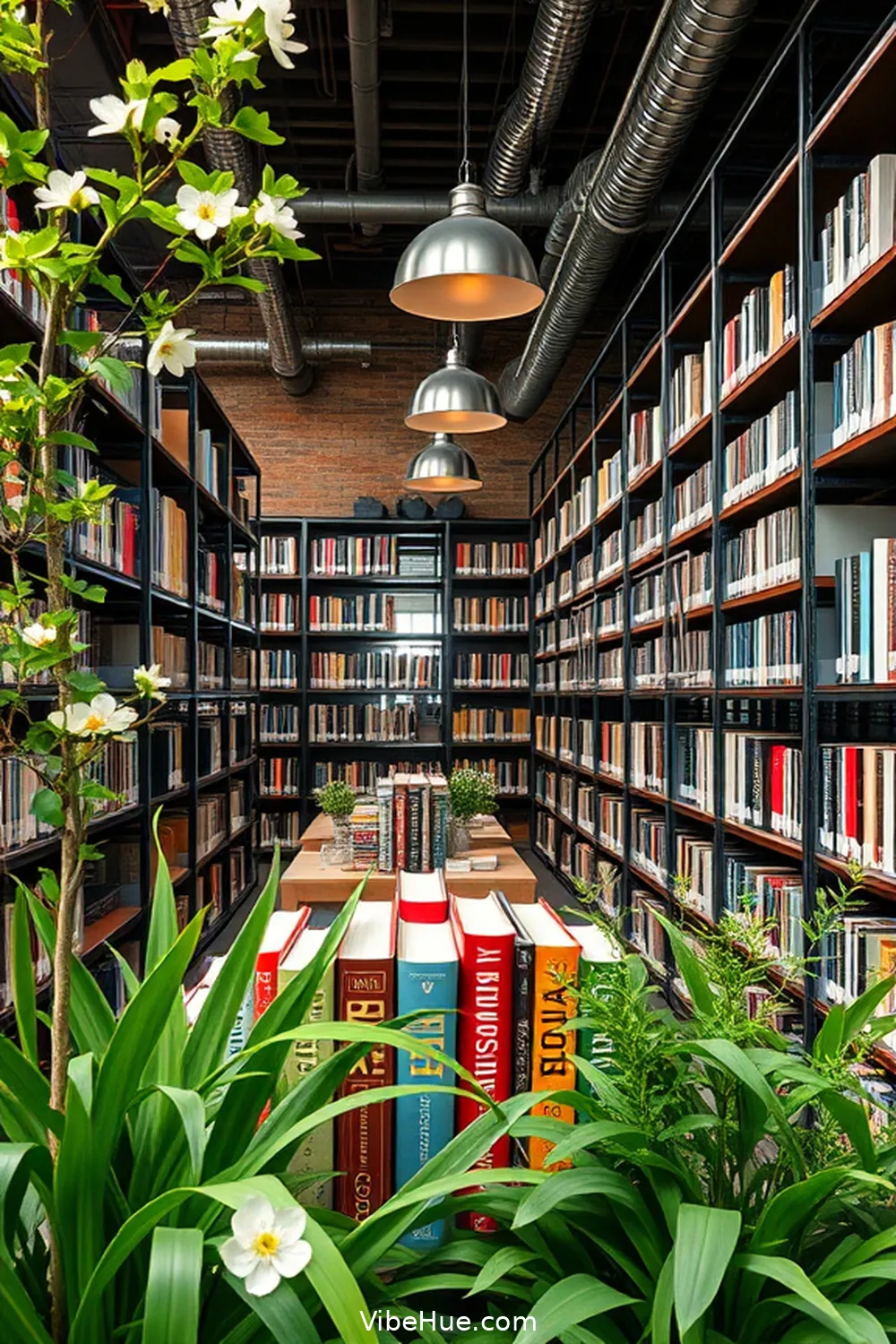18 Ways to Create a Spring Library in Industrial Style - Vibe Hue