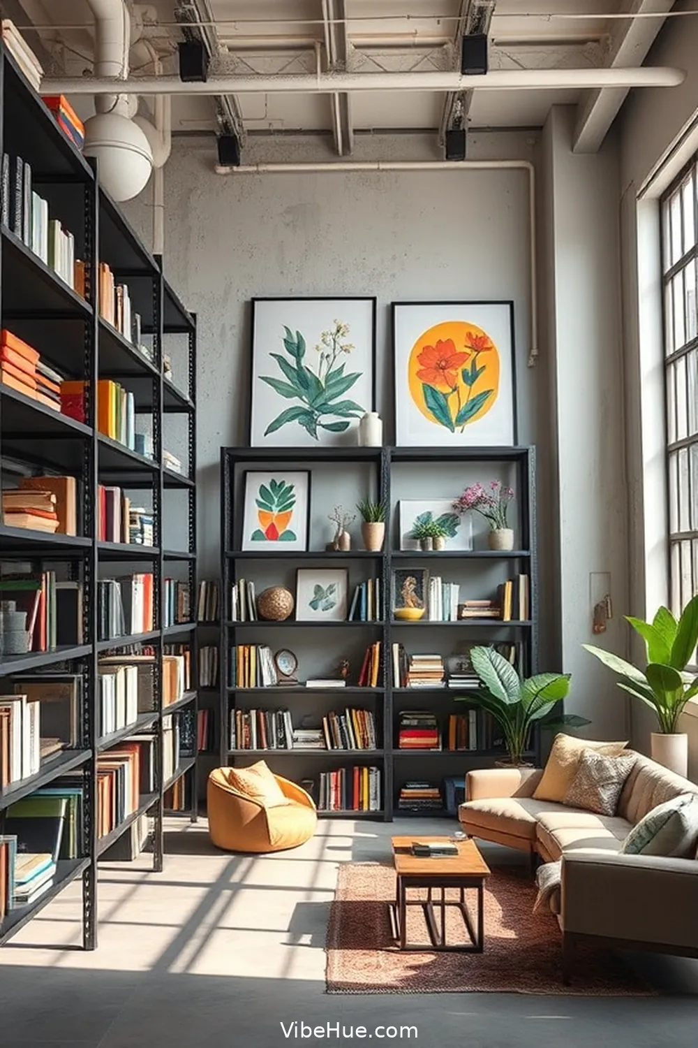 18 Ways to Create a Spring Library in Industrial Style - Vibe Hue