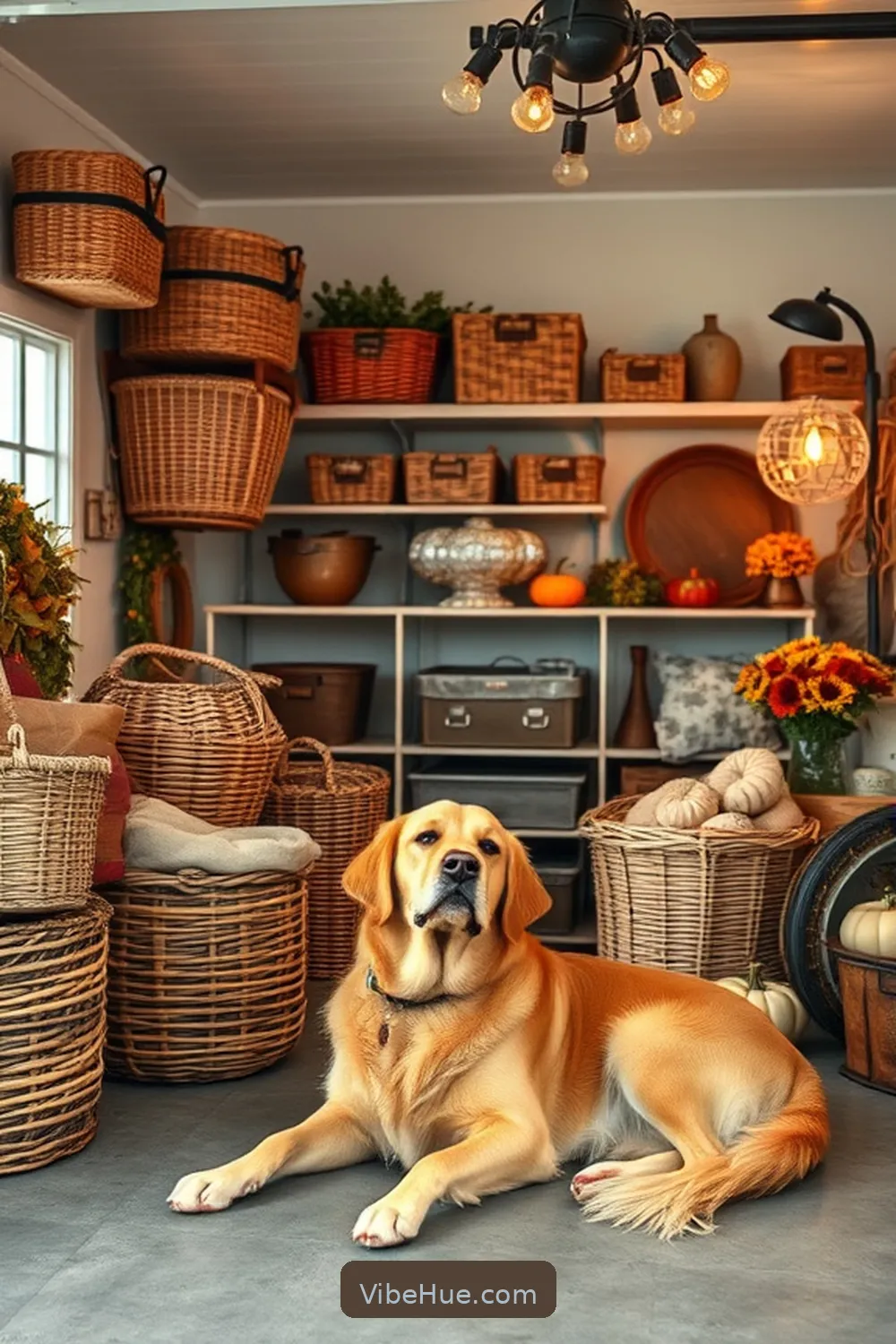19 Ways to Create a Cozy Fall Garage in Modern Farmhouse Style - Vibe Hue