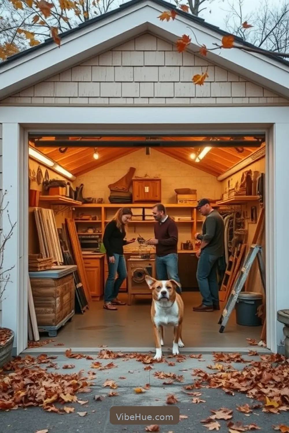 19 Ways to Create a Cozy Fall Garage in Modern Farmhouse Style - Vibe Hue