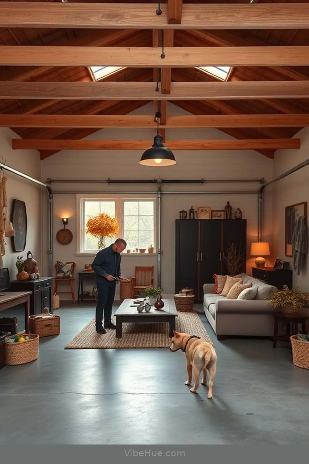 19 Ways to Create a Cozy Fall Garage in Modern Farmhouse Style - Vibe Hue