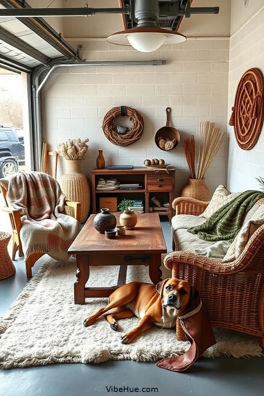 19 Ways to Create a Cozy Fall Garage in Modern Farmhouse Style - Vibe Hue
