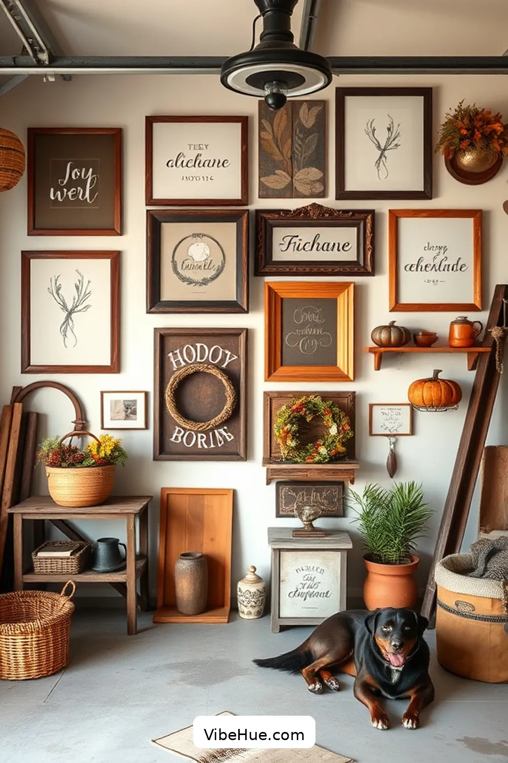 19 Ways to Create a Cozy Fall Garage in Modern Farmhouse Style - Vibe Hue