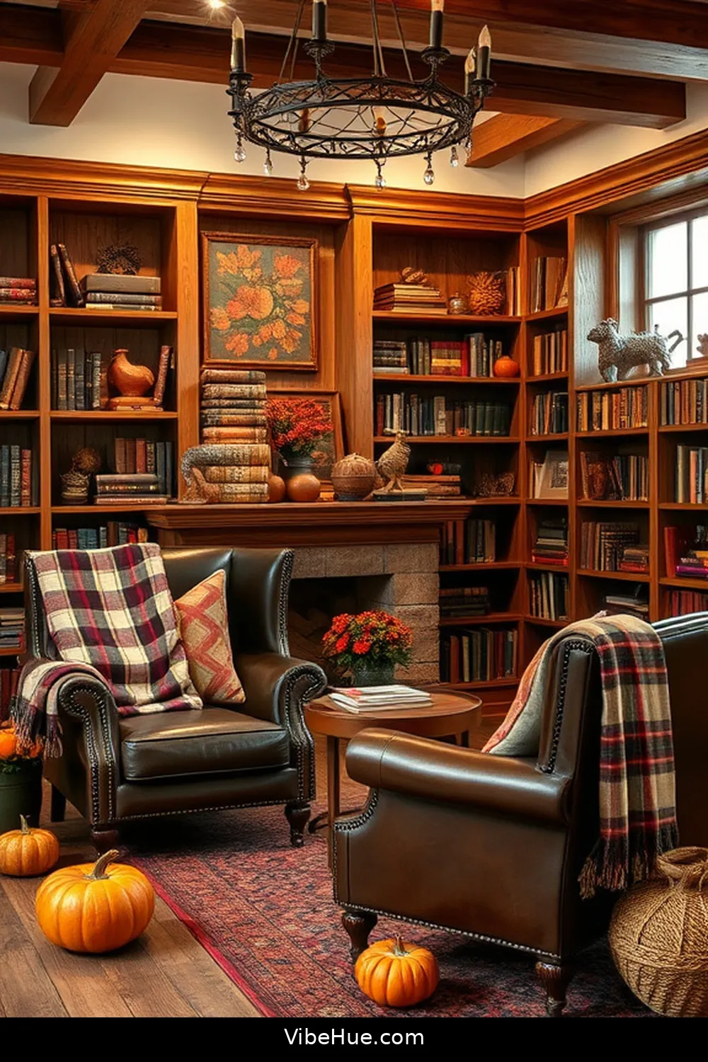 21 Ways to Create a Fall Library in Modern Farmhouse Style - Vibe Hue