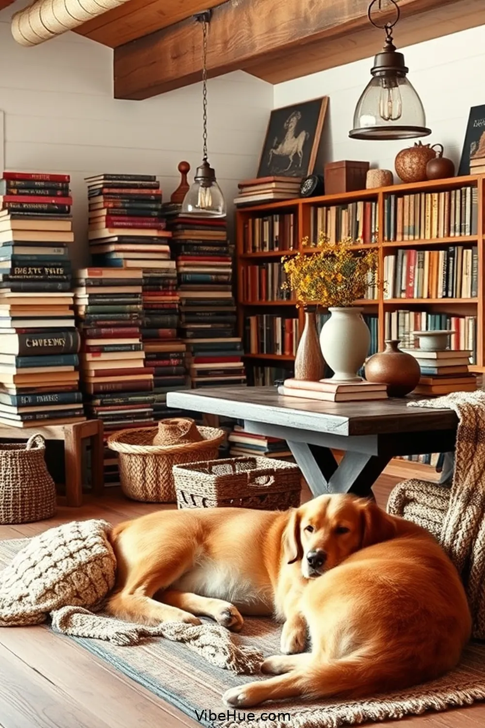 21 Ways to Create a Fall Library in Modern Farmhouse Style - Vibe Hue