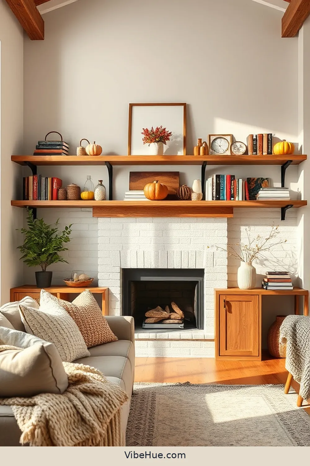 21 Ways to Create a Fall Library in Modern Farmhouse Style - Vibe Hue
